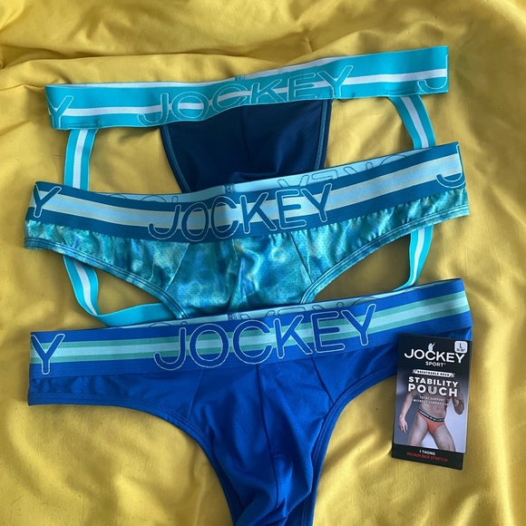 Jockey | Underwear & Socks | Jockey Mens Thongs Jock In Blue Teal ...